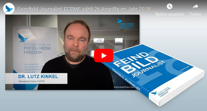TolSax Analyse-Tipp | Feindbild Journalist: ECPMF zählt 26 Angriffe im Jahr 2018 | Netzwerk ...